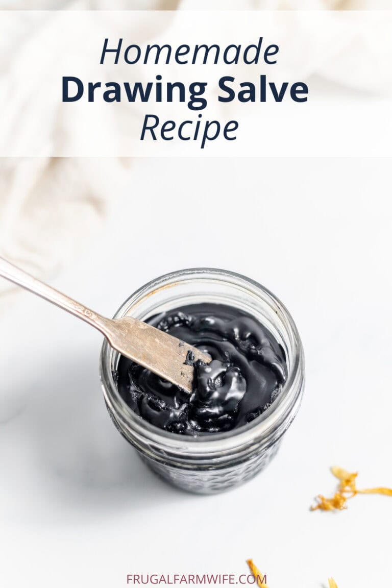 Homemade Drawing Salve - The Frugal Farm Wife